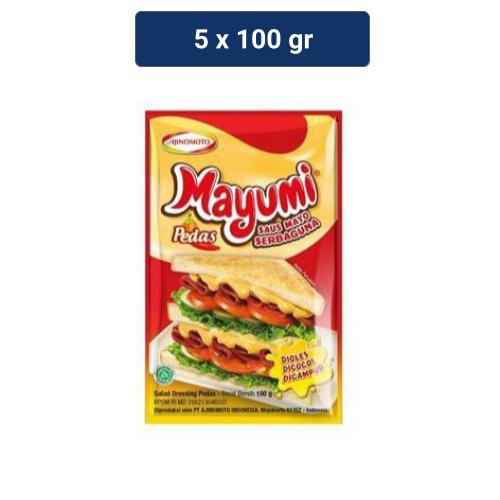 Jual MAYUMI Mayonnaise Pedas Sachet 5 x 100 gr | Shopee Indonesia