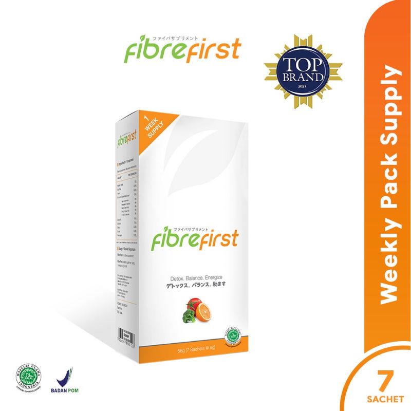 Jual Fibre First Isi 7 Sachet per Box - Minuman Detox | Shopee Indonesia