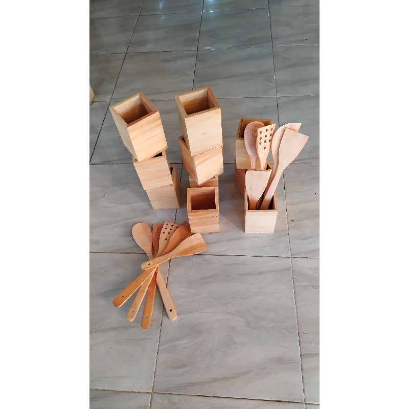 Jual Sutil Set Mahoni isi 5 pcs + Tempat | Shopee Indonesia