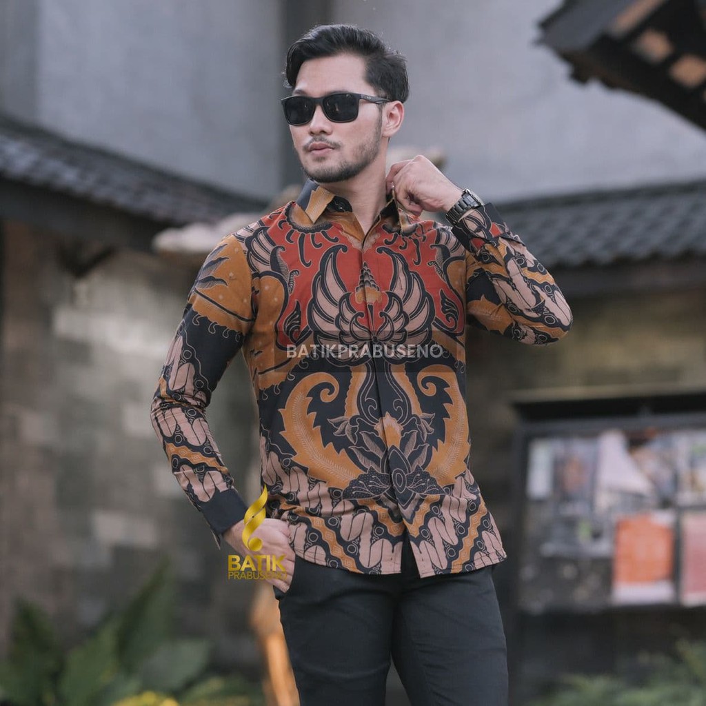 Jual DIMAS Batik Pria Lengan Panjang Terbaru Slimfit Original Prabuseno ...