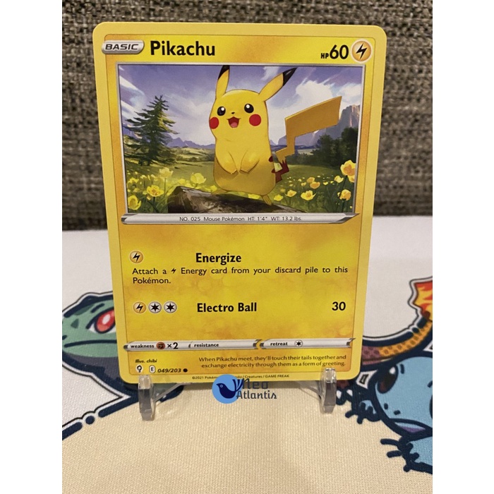 Jual Pokemon TCG English Pikachu - 49/203 - Common Evolving Skies ...