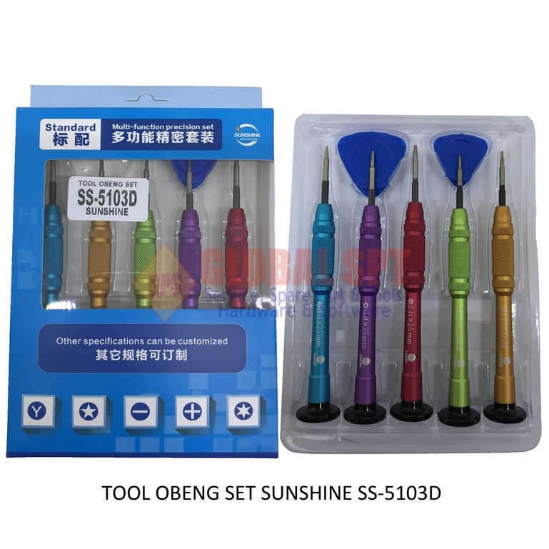 Jual TOOLS / TOOL OBENG SET SUNSHINE SS-5103D | Shopee Indonesia