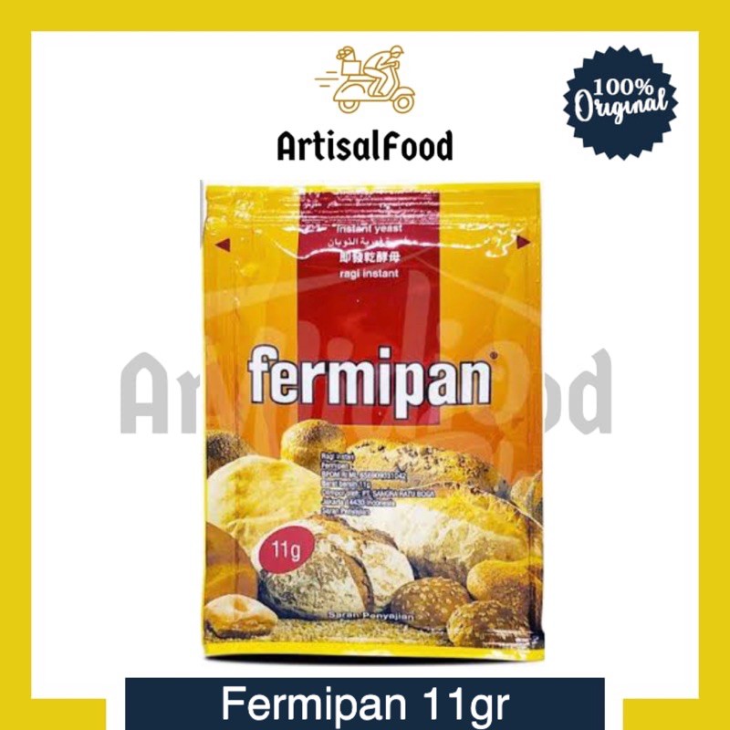 Jual FERMIPAN SACHET 11gr - 1pcs ORI ragi instant yeast | Shopee Indonesia