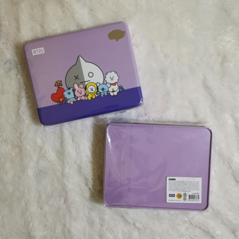 Jual READY STOCK BT21 TIN CASE OFFICIAL LINE FRIENDS X STUDIO EIGHT ...