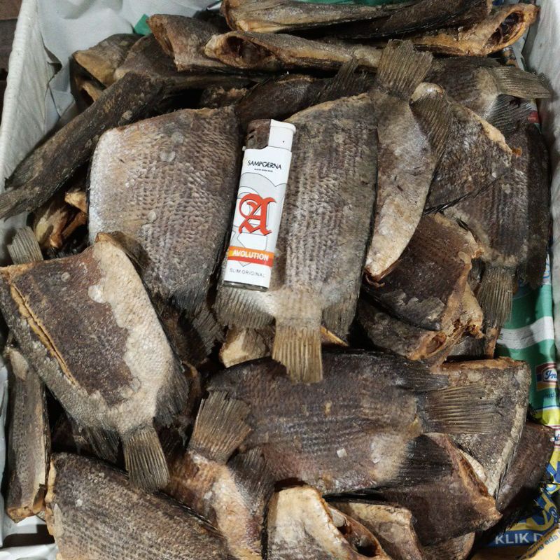 Jual Ikan Asin Biawan/sepat ukuran besar/ 500 gram | Shopee Indonesia