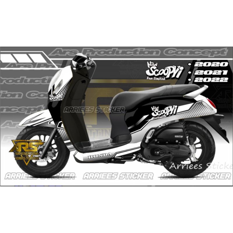 Jual Decal New Scoopy Prestige 2022 fullbody Sticker Scoopy New Stylis ...