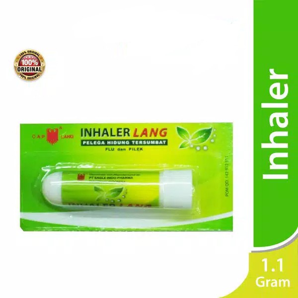 Jual INHALER CAP LANG / HIDUNG / TERSUMBAT / PILEK/ALERGI / PERNAPASAN ...