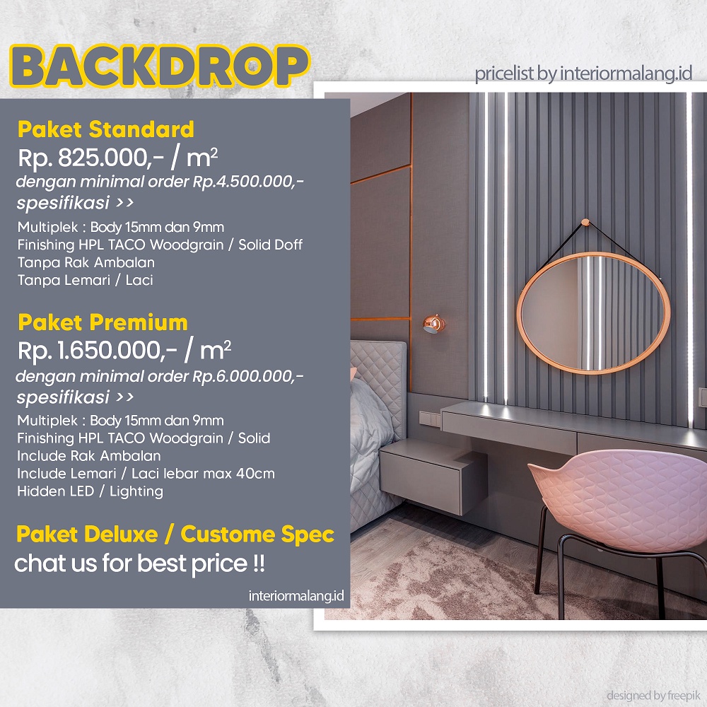 Jual KITCHEN SET LEMARI WARDROBE DIVAN BED SEKAT PARTISI BACKDROP ...
