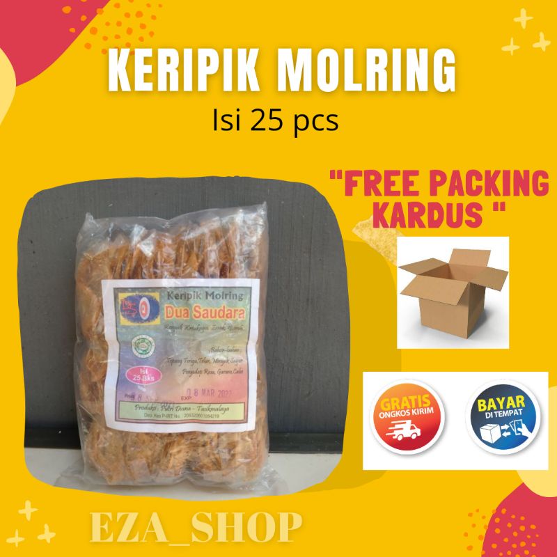 Jual KERIPIK MOLRING isi 25 / MORLING / MORLENG / CIMOL KERING /CIMOL ...