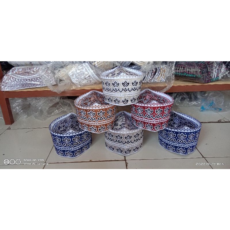 Jual peci Oman bangladesh / peci Bangladesh / peci Oman motif terbaru ...