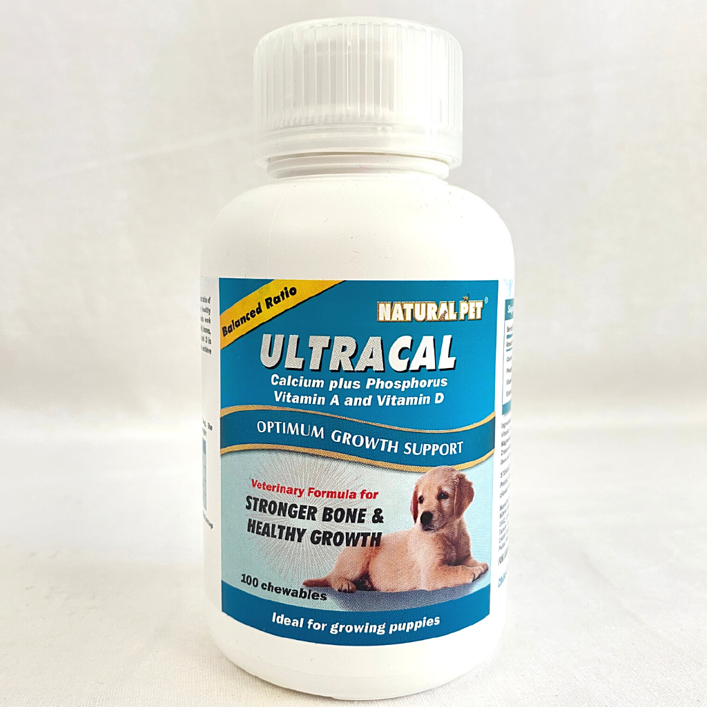 Jual NATURALPET Vitamin Anjing ULTRACAL Calcium 100 Tablet | Shopee ...