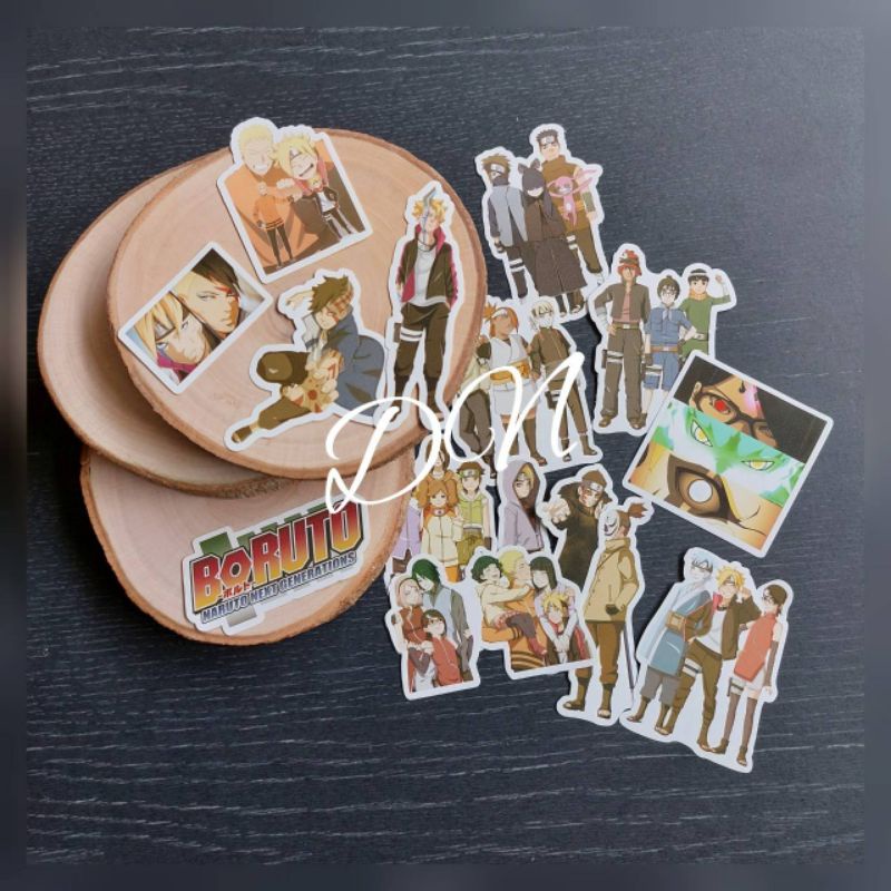 Jual Stiker kertas karakter boruto 15pcs sticker kertas glossy anime ...