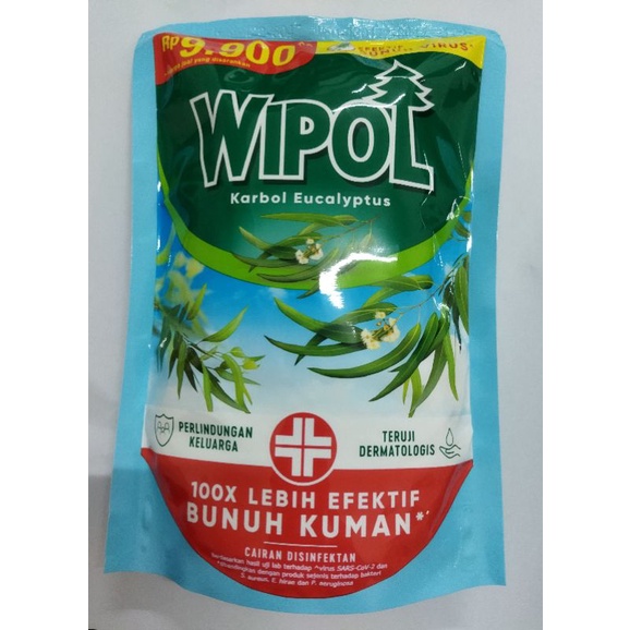 Jual WIPOL Karbol Eucalyptus 450 ml | Shopee Indonesia