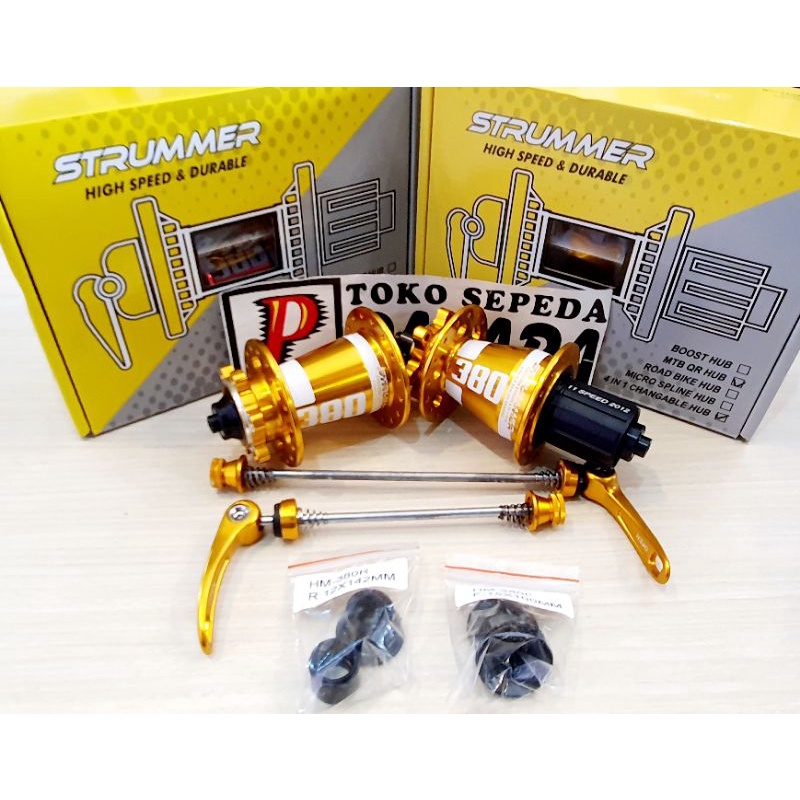 Jual FREE HUB STRUMMER HM 380 4 in 1 32 Hole FREEHUB Bearing SEPEDA ...