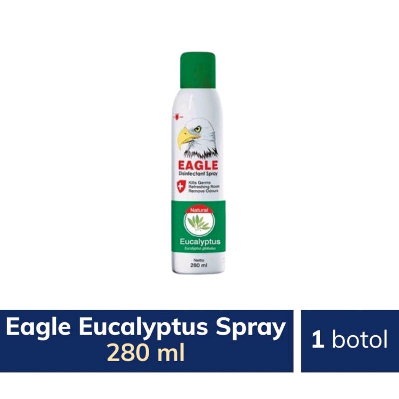 Jual EAGLE Disinfectant Spray Eucalyptus 280 ML | Shopee Indonesia
