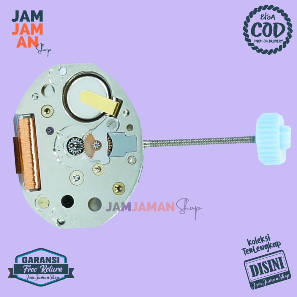 Jual Mesin Jam Tangan Chronograph Quartz Watch Movement VD 75 Tgl/HR Diangka 3 Original Tanggal ...