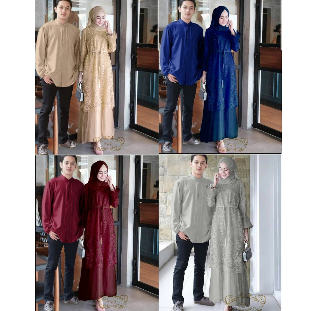 Jual Couple Finda/Baju Pasangan/Baju Kondangan/Baju Couple Muslim ...