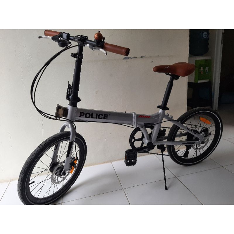 Jual Sepeda Lipat Police Texas 8 Speed NEW 20 Inch Alloy (Second/Bekas ...