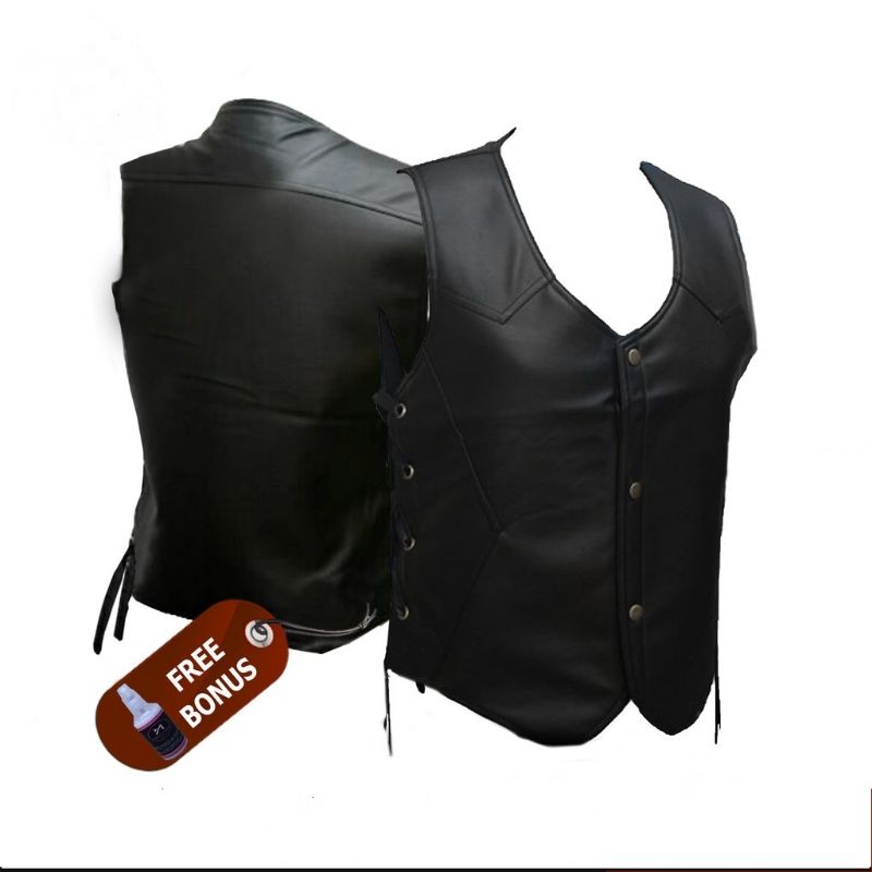 Jual VEST KULIT ROMPI KULIT RIDING ROMPI BIKERS TERKEREN TERLARIS ...
