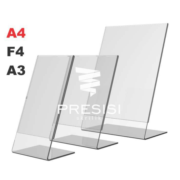 Jual Display A3 Brosur / Pamfleat Akrilik ( Acrylic ) | Shopee Indonesia