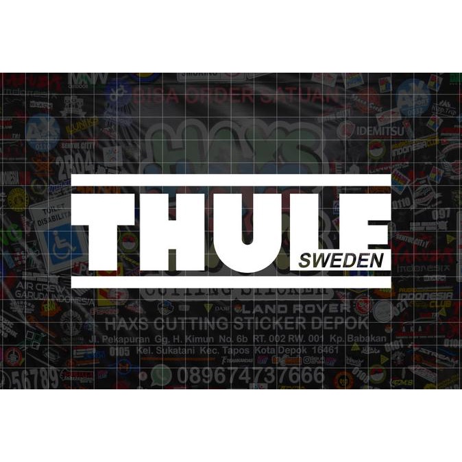 Jual Cutting Sticker Thule Ukuran 14 cm hax55 Juara | Shopee Indonesia
