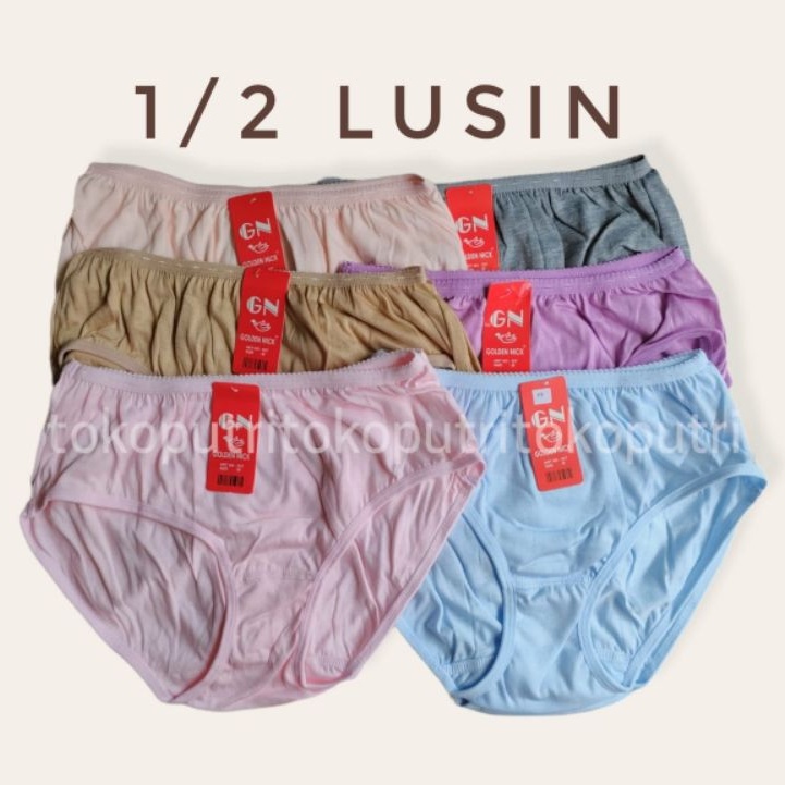 Jual 6 PCS CD Celana Dalam Wanita Golden Nick 937 Terang | Shopee Indonesia