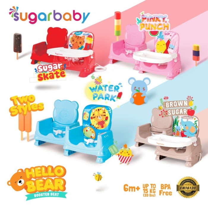 Jual Sugar Baby Hello Bear Folded Booster Seat | Shopee Indonesia