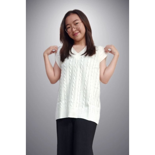 Jual Rompi rajut premium / vest rajut / rompi azura | Shopee Indonesia