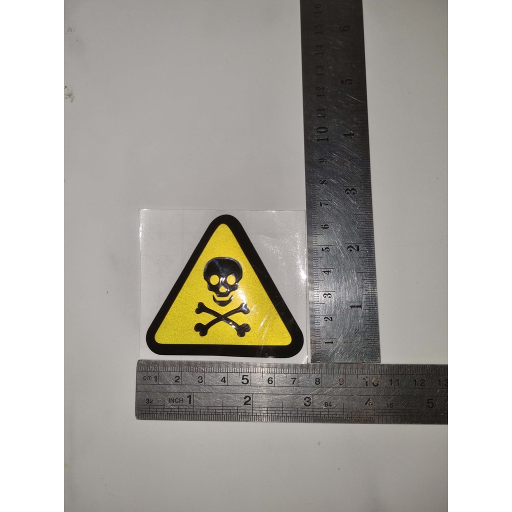 Jual STIKER CUTTING REFLEKTIF BAHAYA/DANGER/POISON/BERACUN | Shopee ...