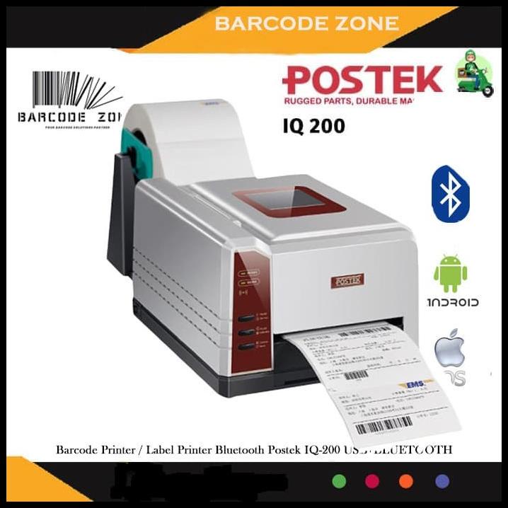Jual Printer Barcode Thermal Label Printer Postek Iq 200 Bluetooth