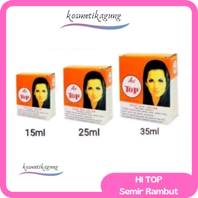 Jual HITOP Semir Rambut Hitam 15 ml | 25 ml | 35 ml 《 WAJIB BUBBLE WRAP ...