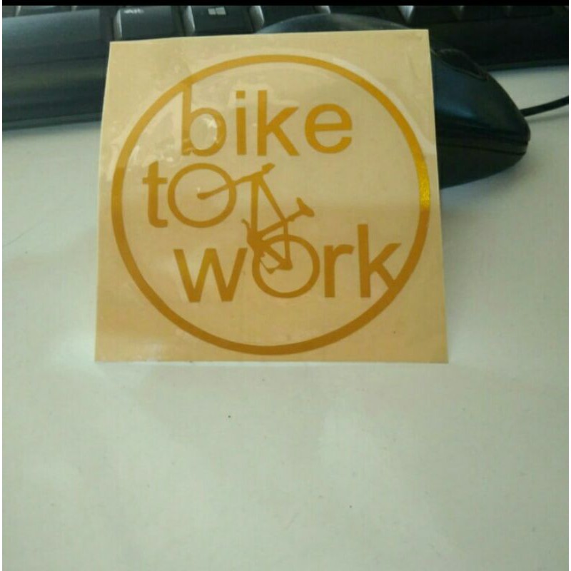 Jual STIKER CUTTING BIKE TO WORK | Shopee Indonesia