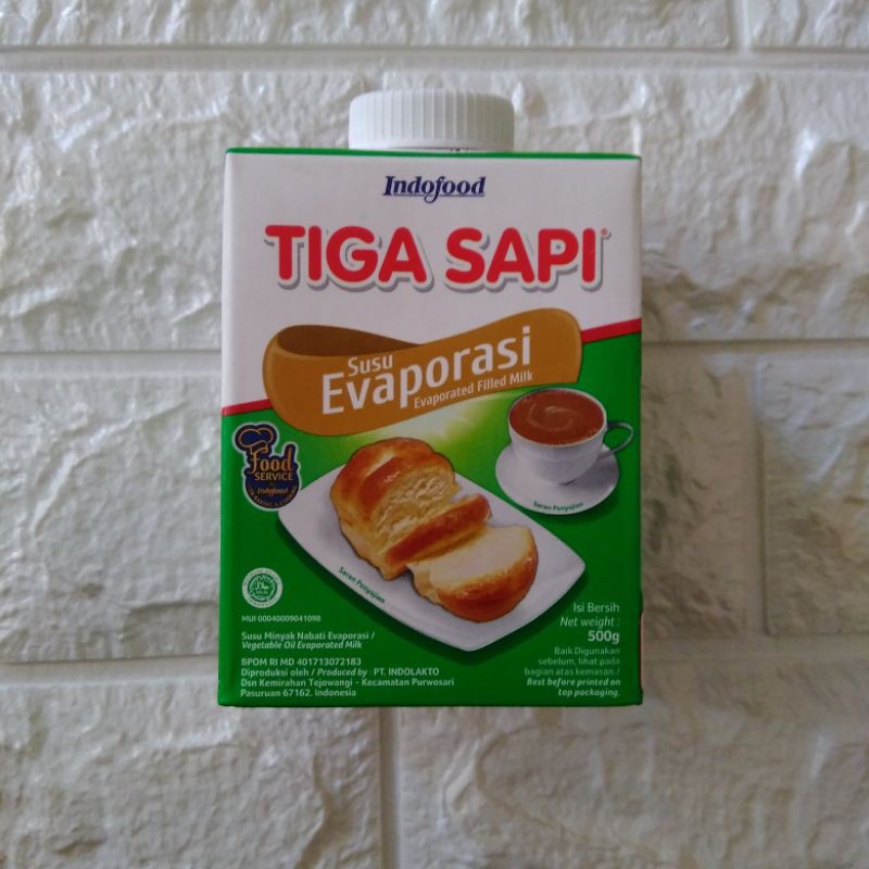 Jual susu evaporasi merk tiga sapi 500ml | Shopee Indonesia