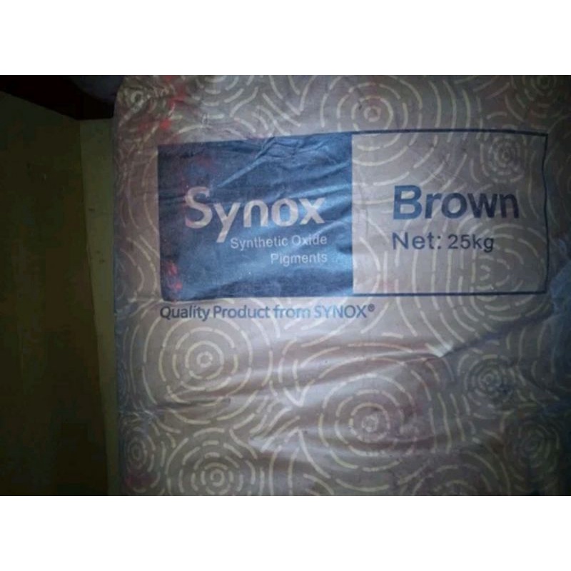 Jual Synox Pewarna iron Oxide Pigment Brown/Coklat 4686-25 kg,(bisa COD"). terimakasih. Mohon ...