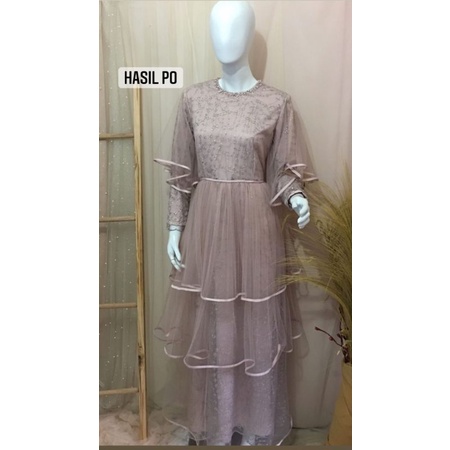 Jual GAUN BUNGA JELITA BY SANIQUEEN | Shopee Indonesia