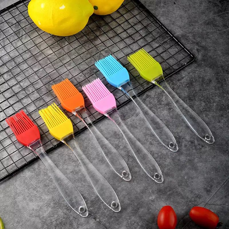 Jual silicone brush dapur roti BBQ cake / kuas roti silikon food brush ...