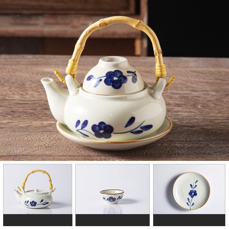 Jual Yui Kettle Tea Pot Set / Teko Ketel Air Teh Ocha Kopi Keramik ...