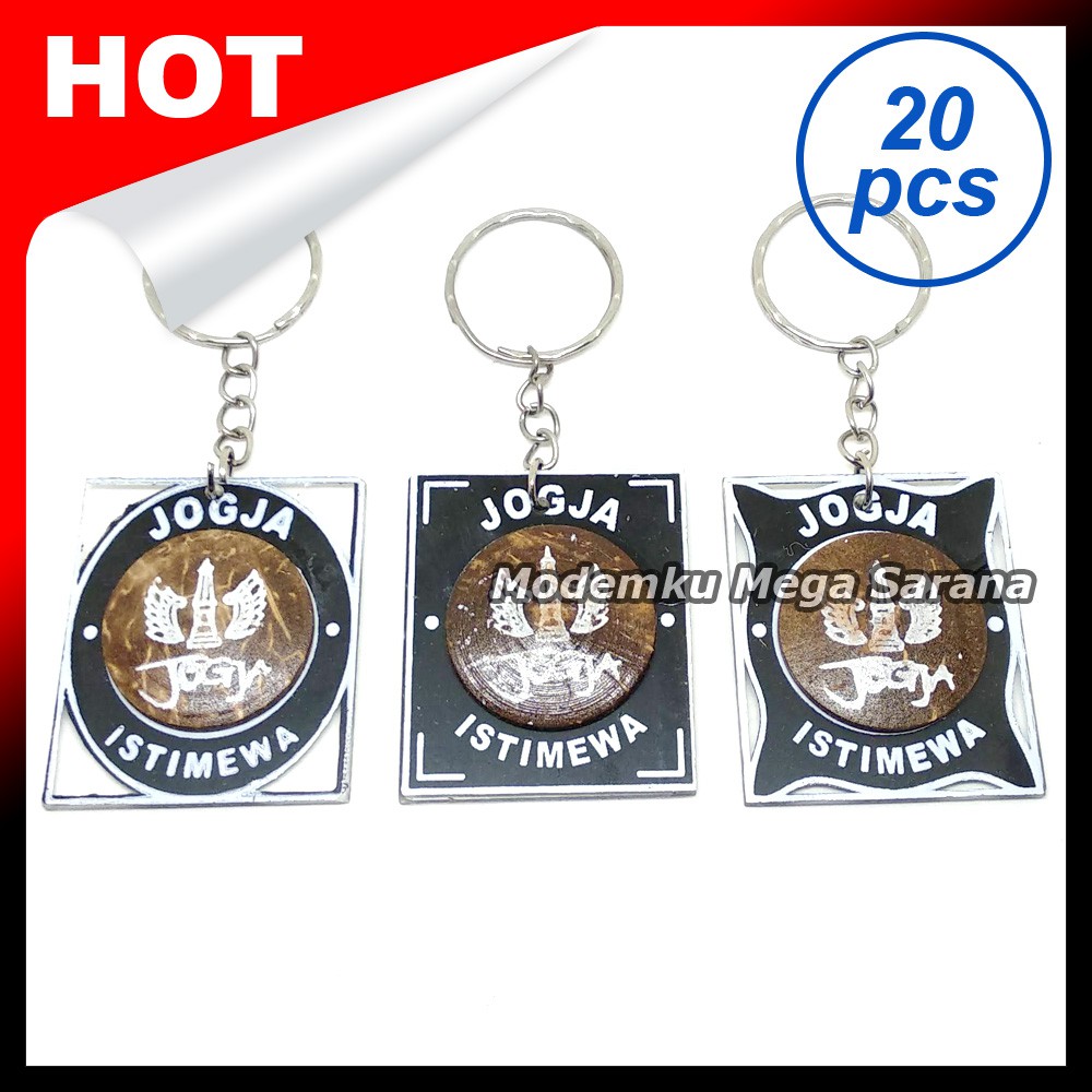 Jual [20 pcs] Souvenir Gantungan Kunci Jogja GTK10 - Oleh Oleh Khas Jogja | Shopee Indonesia
