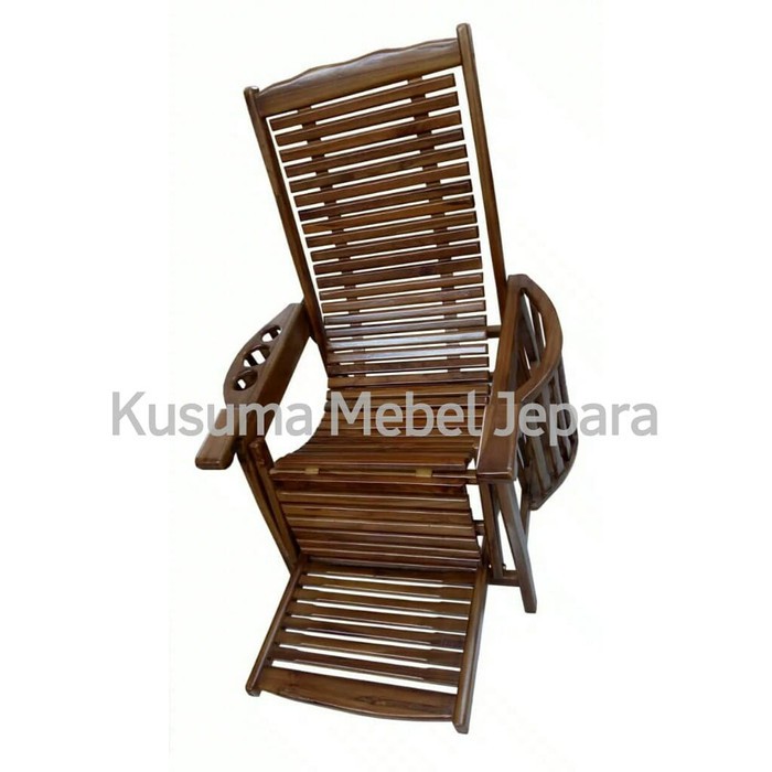 Jual Kursi Goyang Dengan Tempat Botol Koran Kayu Jati (Panjang 120cm ...