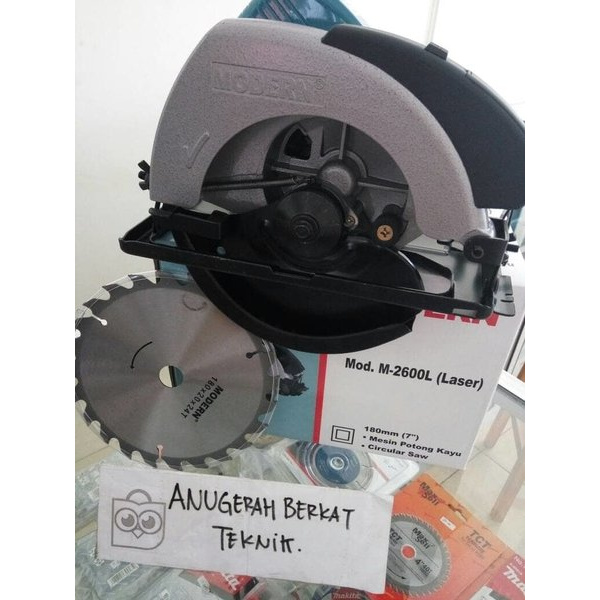 Jual Modern Mesin Potong Kayu Circle 700 watt Kayu Modern M 2600 Laser ...