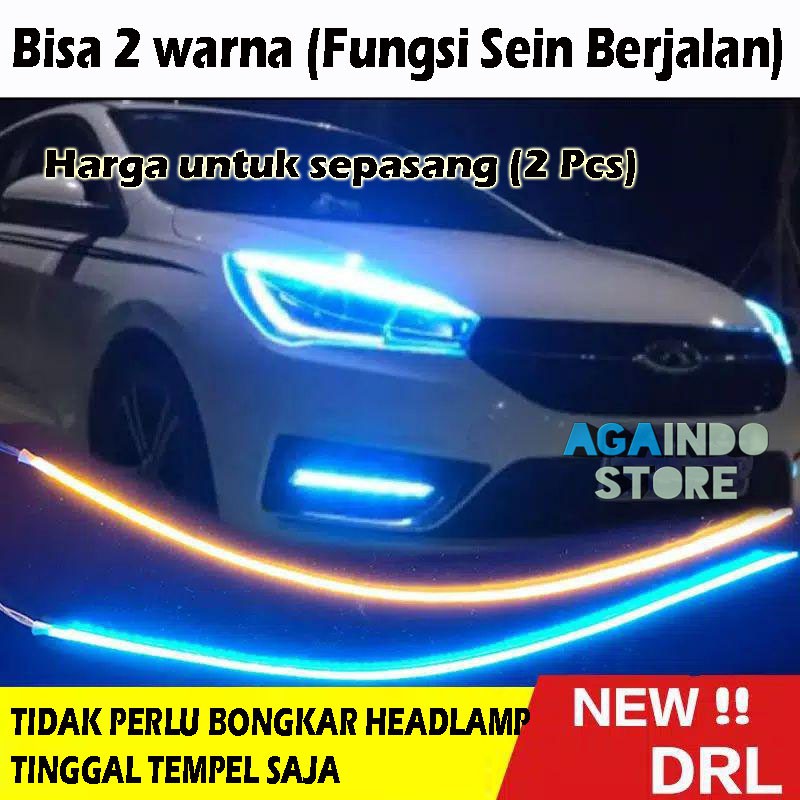 Jual LED DRL Flexible 60CM 60 Cm Lampu Sen Sein Alis Motor Mobil 2 ...