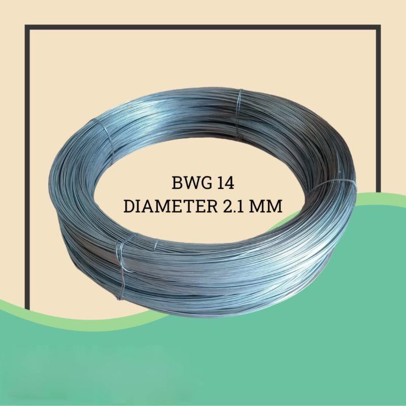 Jual KAWAT PUTIH BWG 14 1KG - KAWAT 2MM - KAWAT GANTUNGAN - KAWAT JEMURAN | Shopee Indonesia