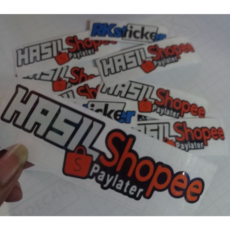 Jual STIKER HASIL SHOPEE PAYLATER STICKER CUTTING VIRAL | Shopee Indonesia