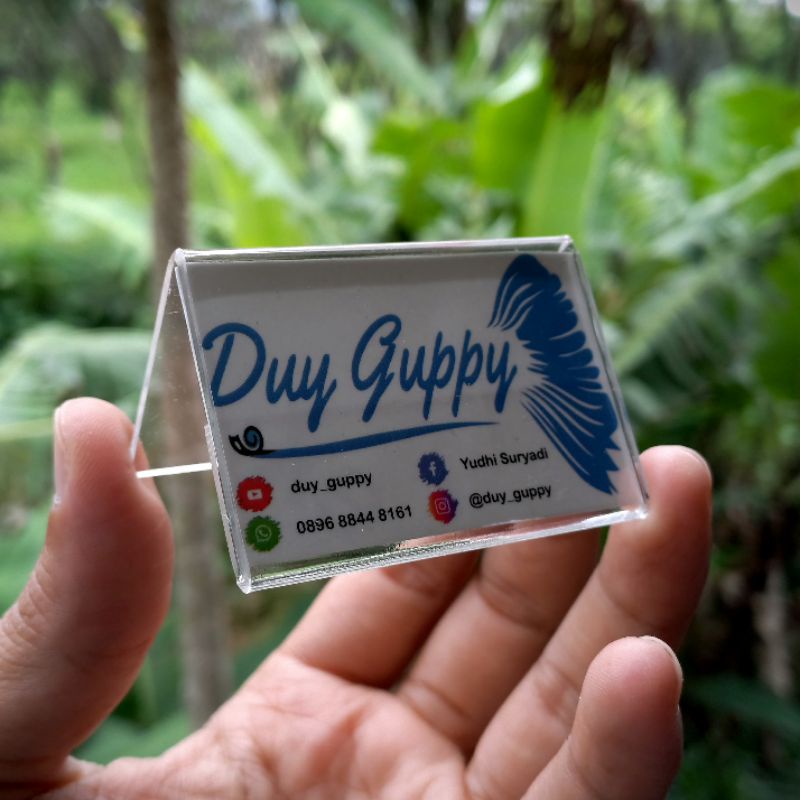 Jual stand display akrilik label harga (9x6cm) | Shopee Indonesia