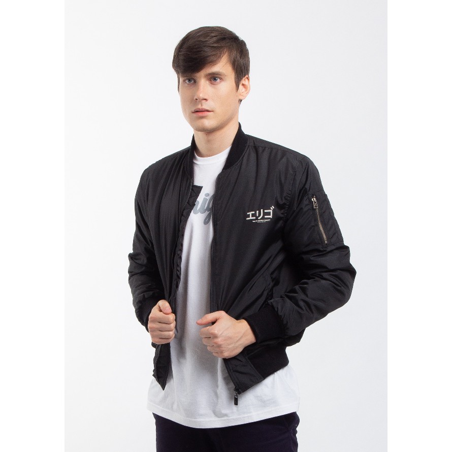 Jual Erigo Bomber Basin Black | Shopee Indonesia