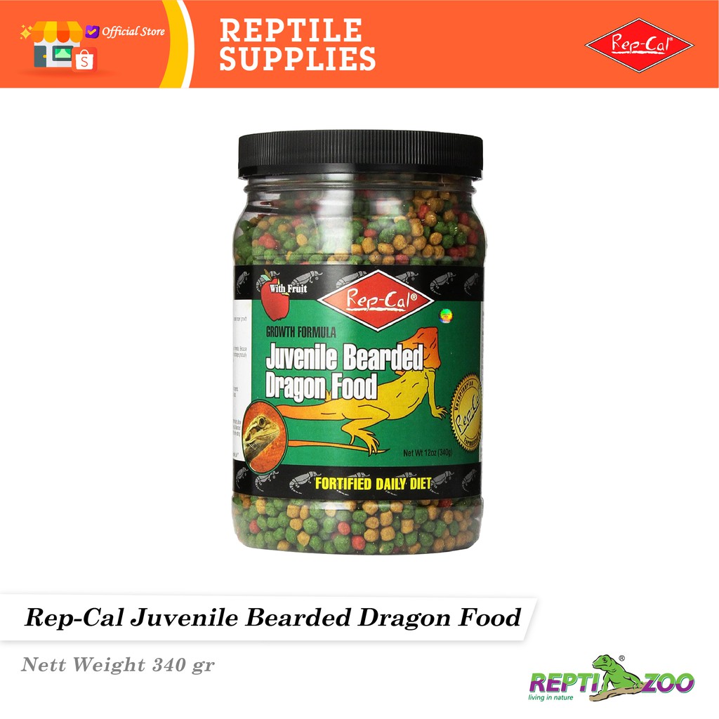 Jual Repcal Bearded Dragon Juvenile Food | 340Gr | Made in USA | Shopee ...