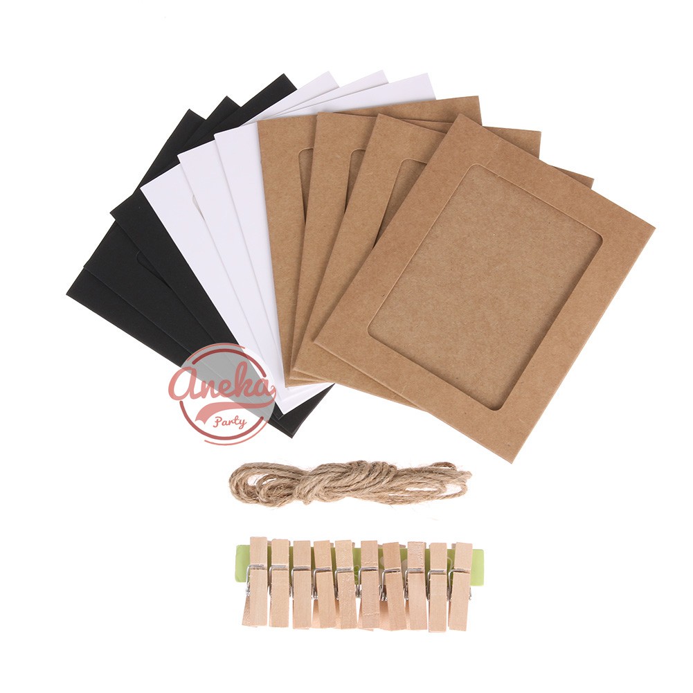 Jual Frame foto gantung polos 2R / frame photo kertas / hanging foto ...