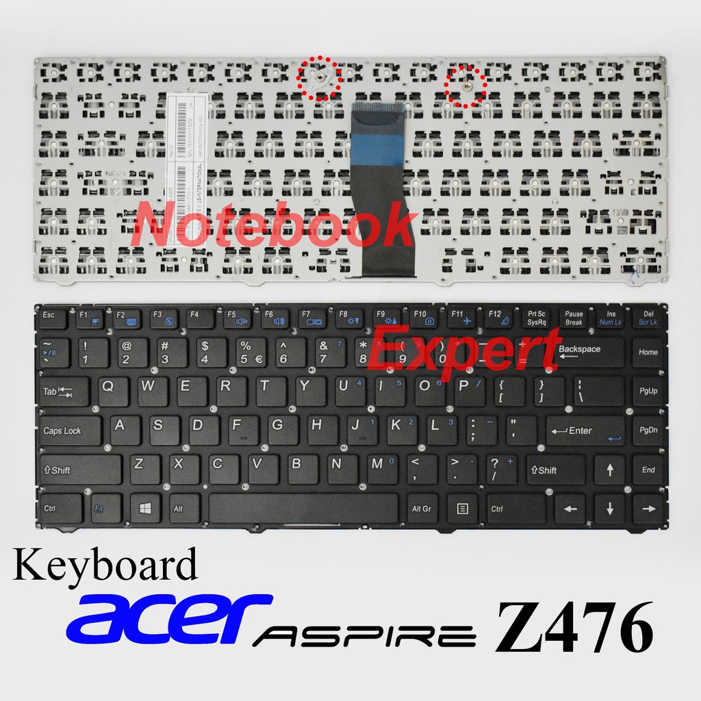 Jual Keyboard ACER Aspire Z476 Black | Shopee Indonesia