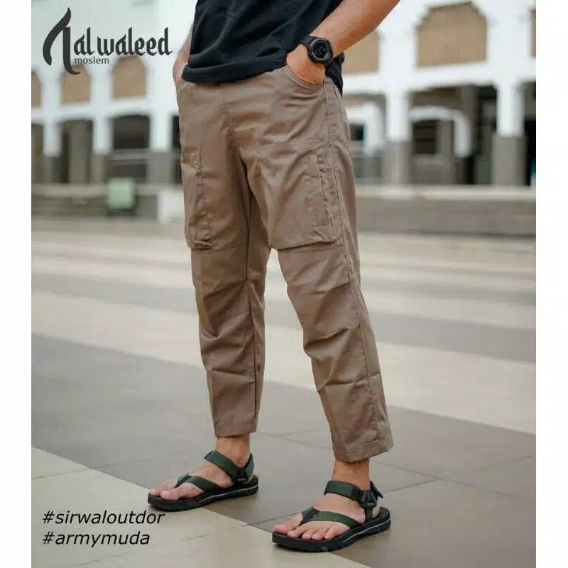Jual Celana Sirwal Cargo Pria Modern/Sirwal alwaleed | Shopee Indonesia