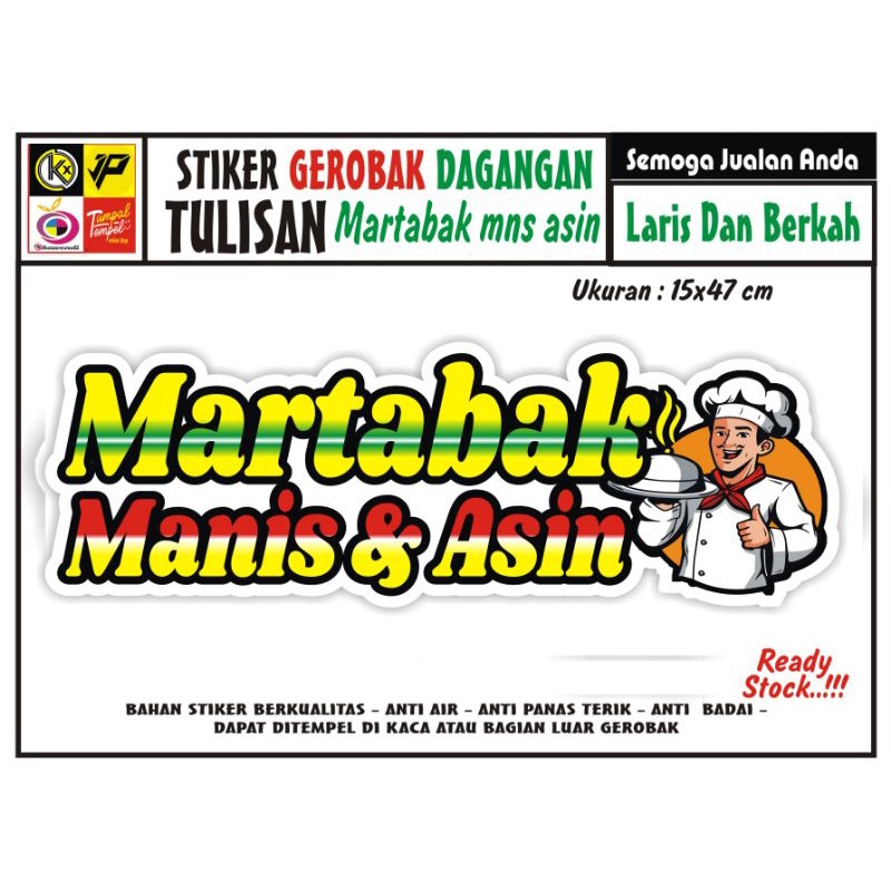 Jual Stiker Gerobak Stiker Kaca Etalase Stiker Nama Toko Nama Usaha ...